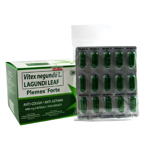 Plemex Forte (Lagundi Leaf) 600mg Capsule | Shield Drugstore Online